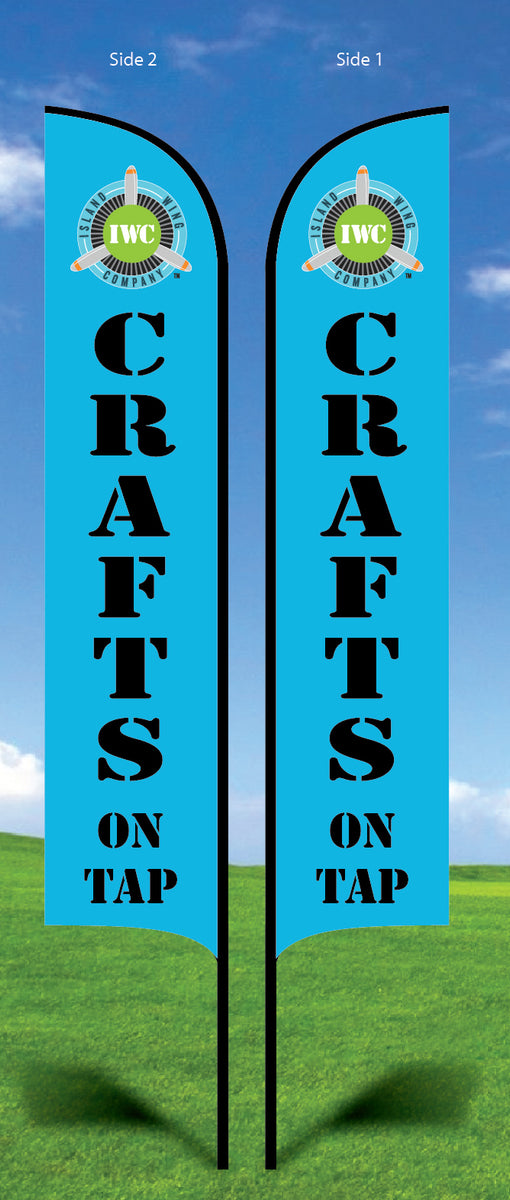 IWC Crafts On Tap Promo Flag – IWC Swag Shop