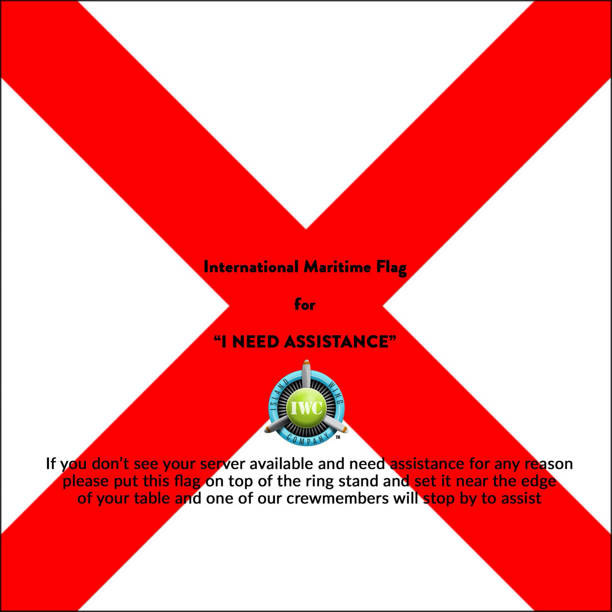 SOS FLAGS – IWC Swag Shop