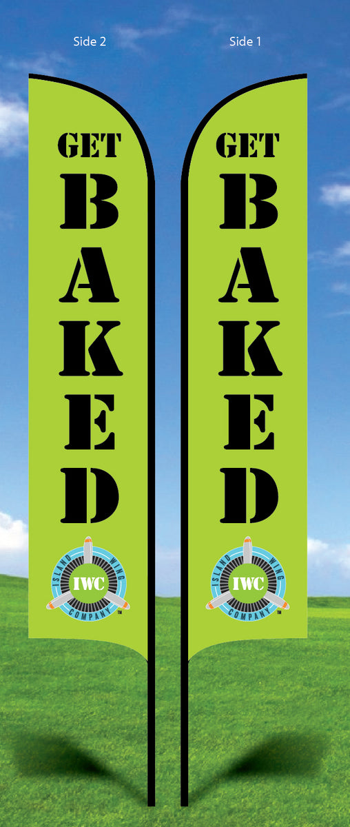 IWC Get Baked Promo Flag – IWC Swag Shop