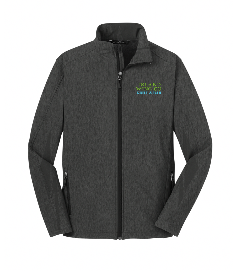 IWC Core Soft Shell Jacket- Black Charcoal Heather – IWC Swag Shop